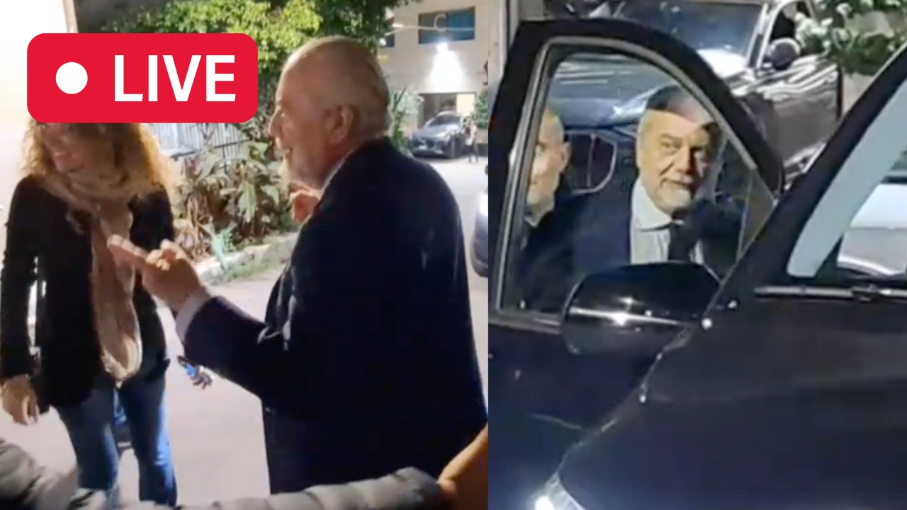 De Laurentiis dopo l'incontro con Spalletti: "Con me potete sempre essere sereni e tranquilli ...