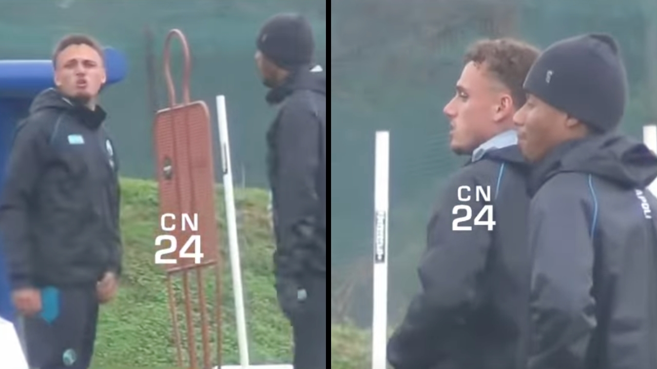 Noa Lang, che risate! Spaventato in allenamento da lampi e tuoni ...