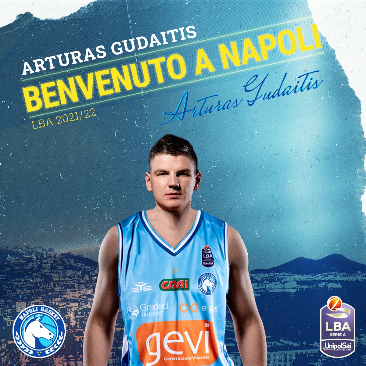 UFFICIALE - Gevi Napoli Basket, annunciato il colpo Gudaitis: oggi la ...