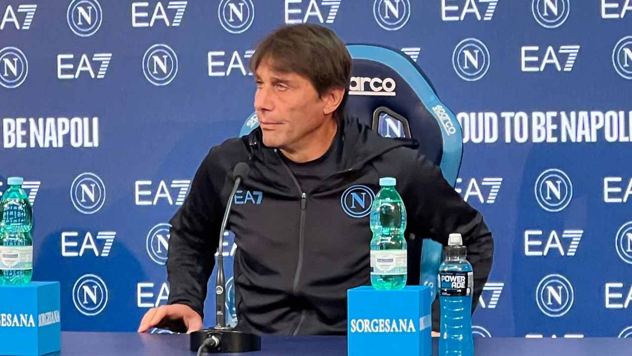 Conte conferenza Como-Napoli: segui la diretta