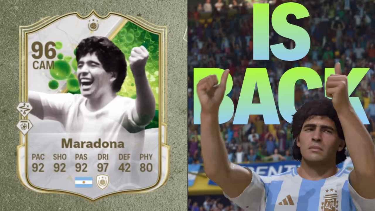 Maradona sbarca su FC25! EA Sports annuncia il ritorno di Diego alla PlayStation