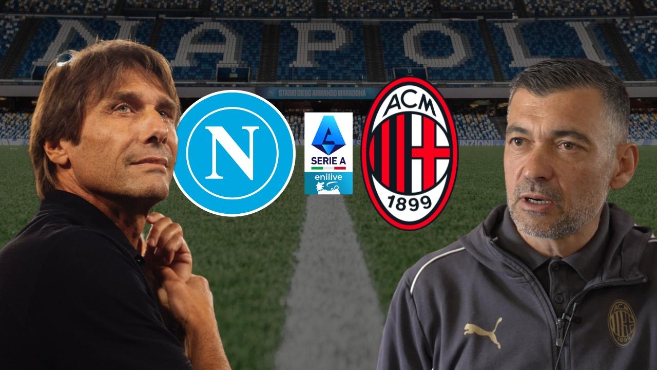 Formazioni Napoli-Milan, le ultimissime da Sky: Conceicao esclude Leao! Le scelte di Conte dal 1'