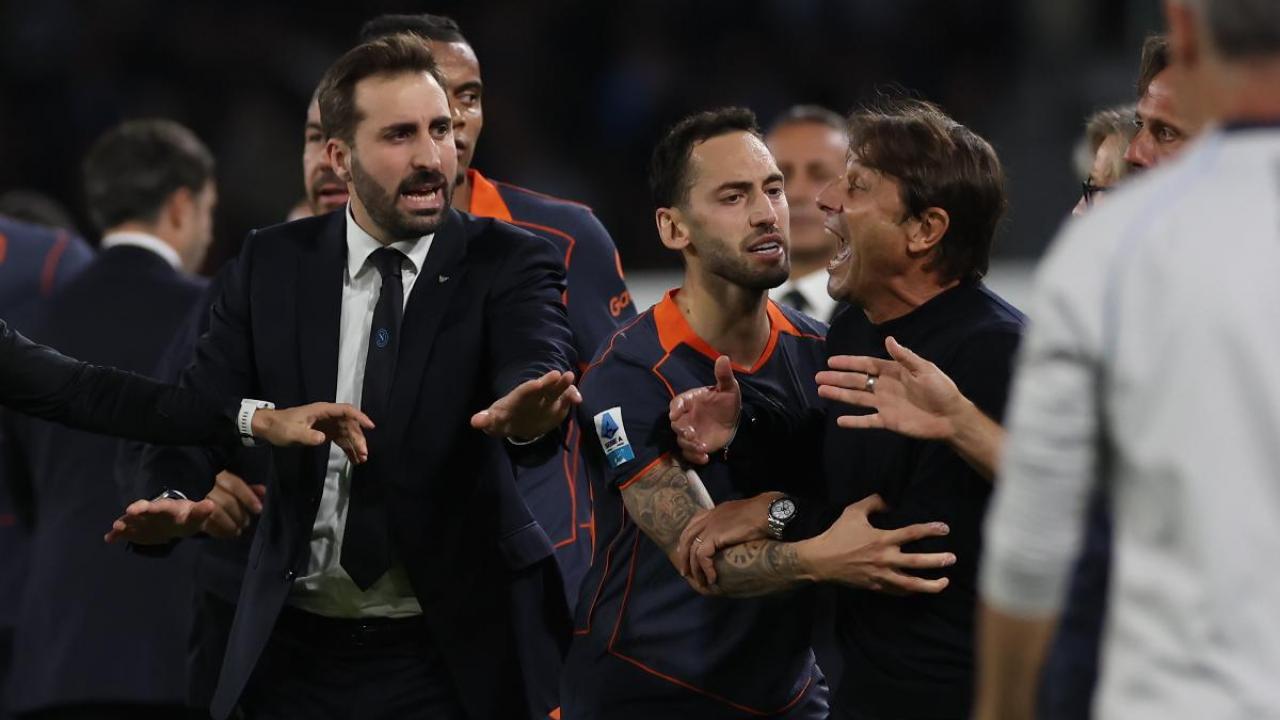 Retroscena DAZN: il gesto di Calhanoglu durante la lite Conte-Lautaro