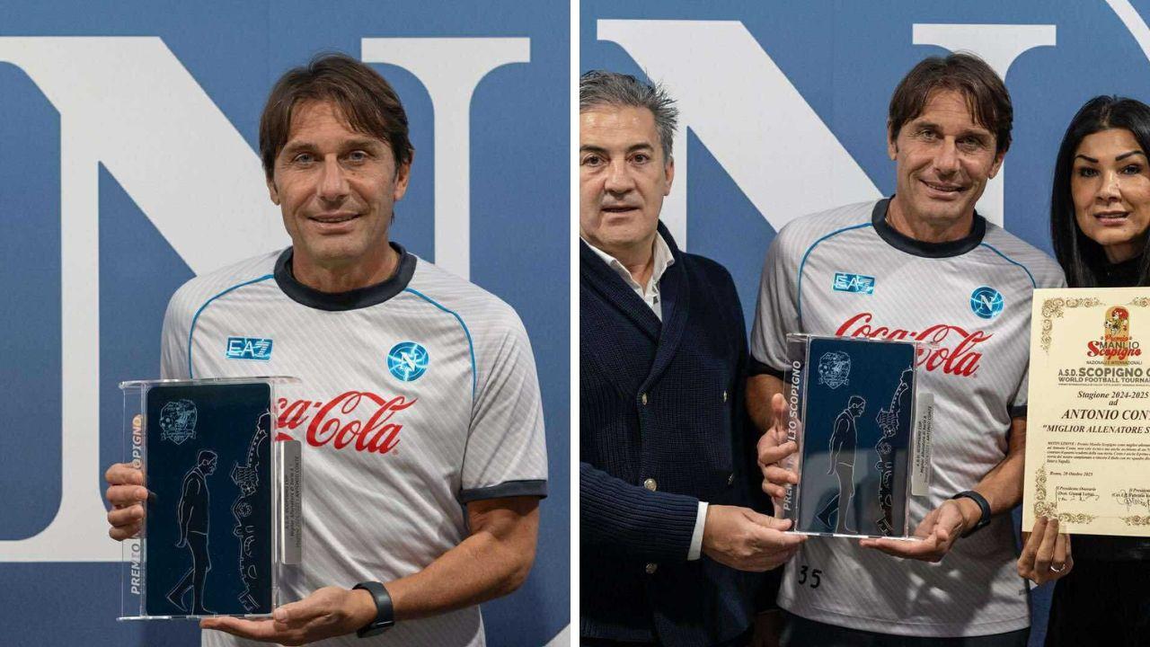 Conte vince il Premio Manlio Scopigno: è il miglior allenatore di Serie ...