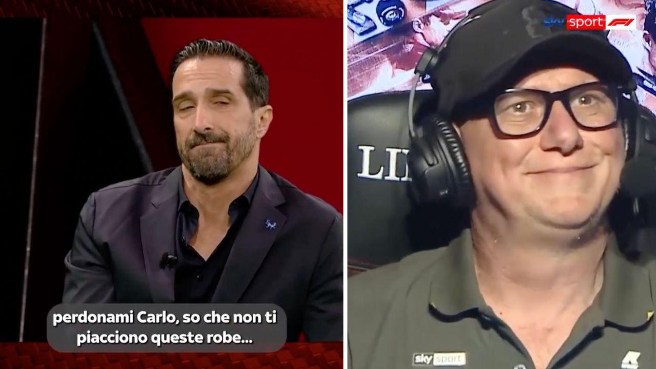 Commozione negli studi di Sky, saluto da brividi di Camicioli a Carlo ...
