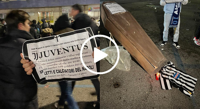 Goliardia all'esterno del Maradona, spuntano i manifesti a lutto per la ...
