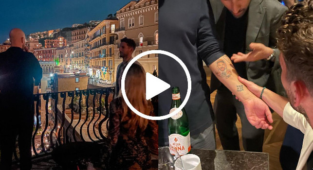 Mertens a Napoli con sua moglie, ride e scherza con i tifosi | VIDEO