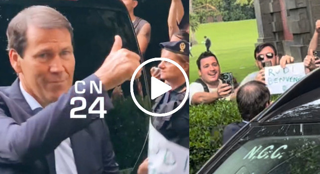 Sorpresa per Rudi Garcia, guardate cosa cosa succede coi tifosi a fine ...