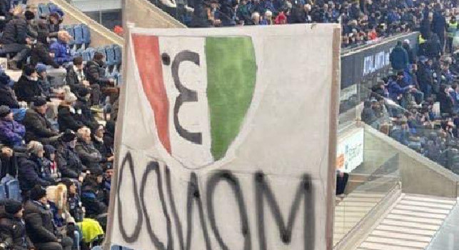 Atalanta-Napoli, vergogna a Bergamo! Spunta lo striscione: "Terzo mondo ...