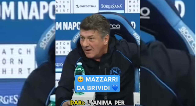 Mazzarri da brividi: "Darò l'anima per risollevare il Napoli" | VIDEO