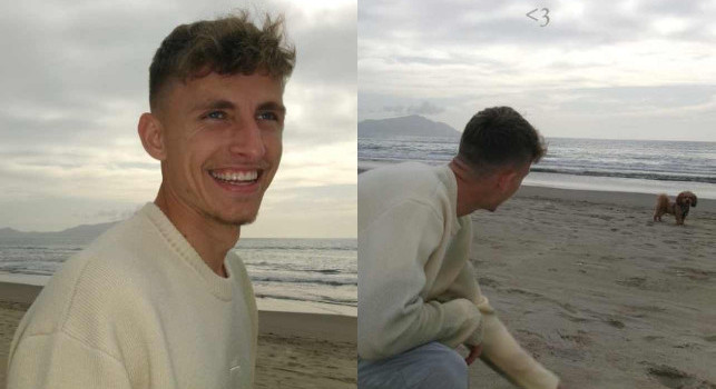 Lindstrom festeggia il compleanno in spiaggia con la sua Sofie | FOTO