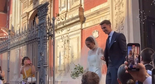 Fabian Ruiz si è sposato! Matrimonio a Siviglia per l'ex Napoli | VIDEO